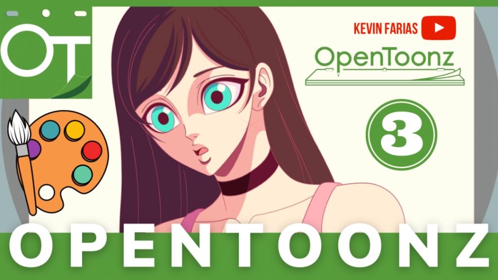 Como pintar una Animación en OpenToonz GRATIS! | Kevin Farias