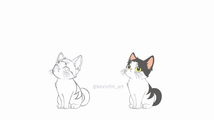 Dibuja y ANIMA un GATO adorable en Clip Studio PAINT | Kevin Farias